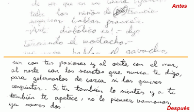 Mala escritura - CA Cursos de grafología y reeducación gráfica